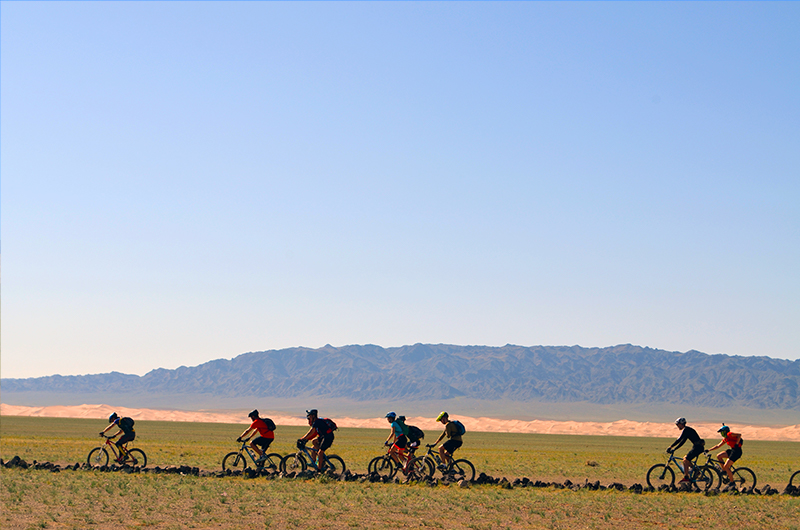 Cycling in Mongolian Gobi Desert | Biking in the Gobi Desert
